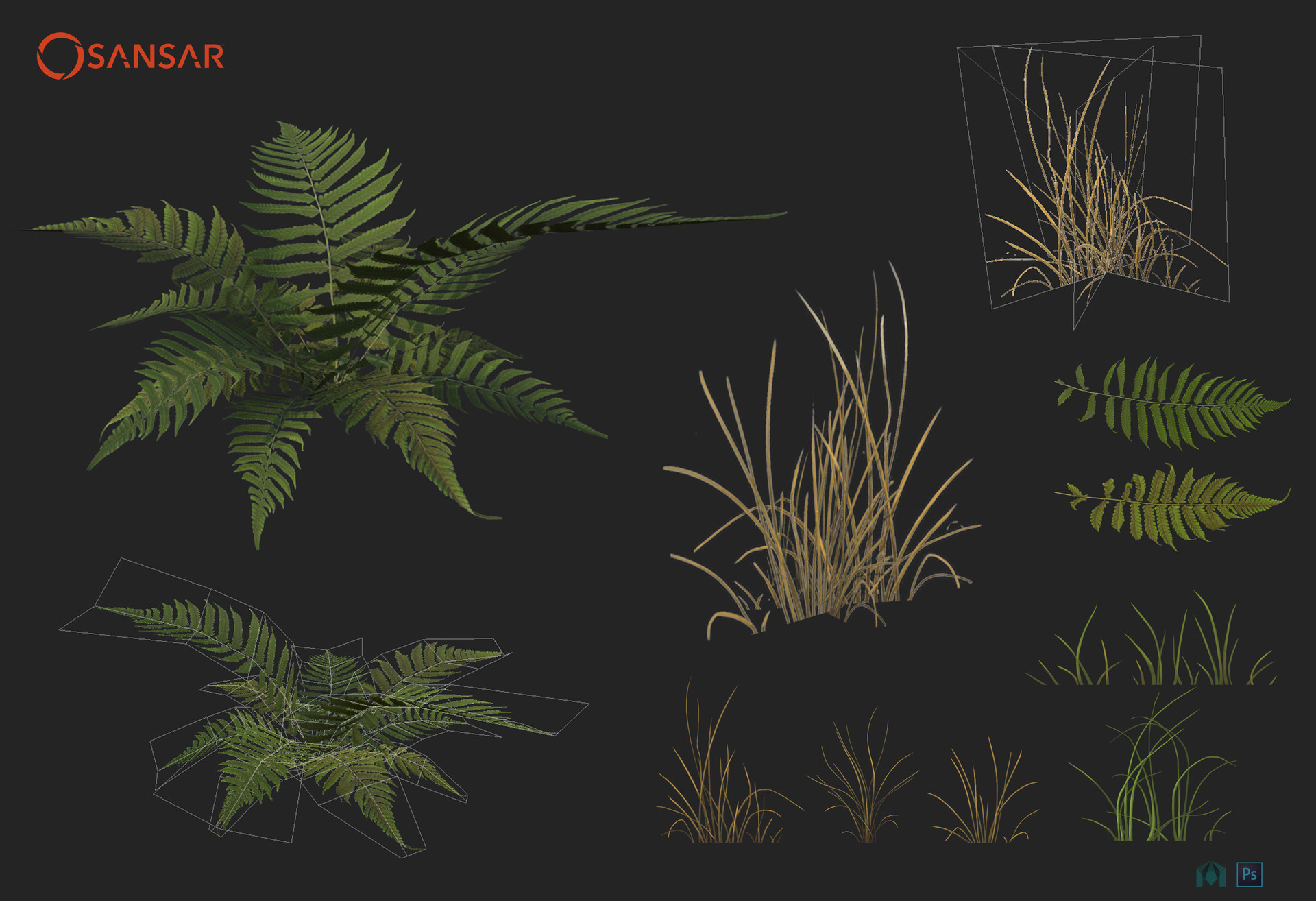 ArtStation - Sansar - Plant Sprites