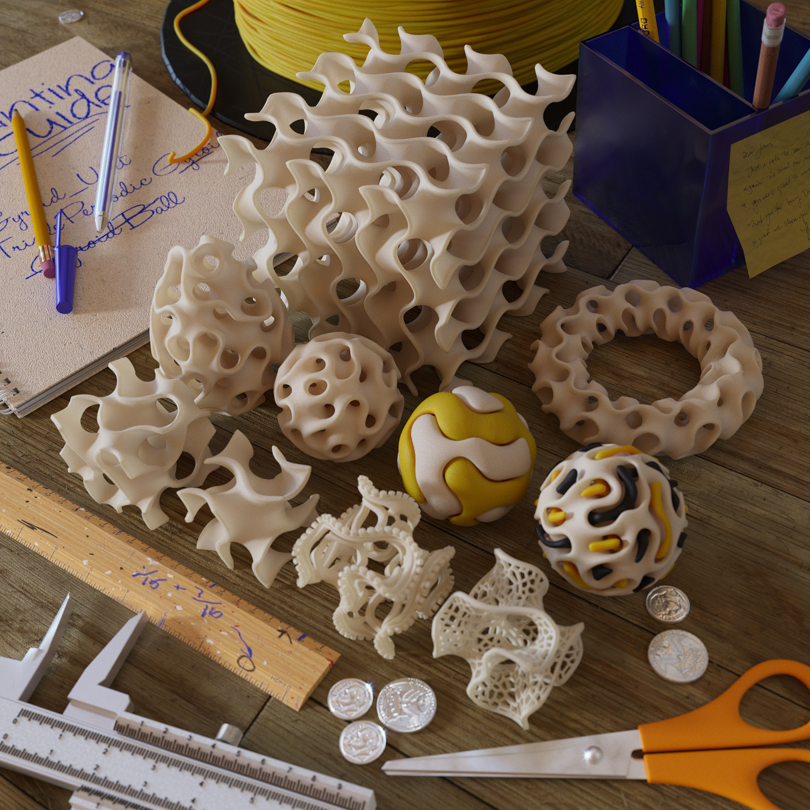 Luxxeon 3d - Gyroids