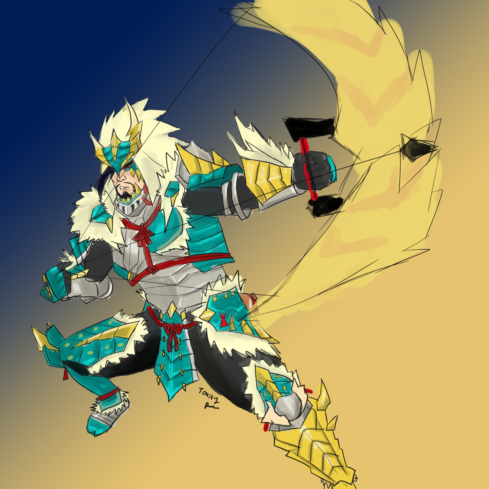 ArtStation - Monster Hunter Overwatch