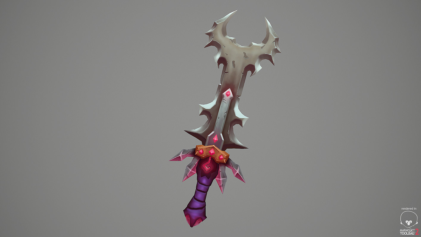 ArtStation - Hand Painted Sword