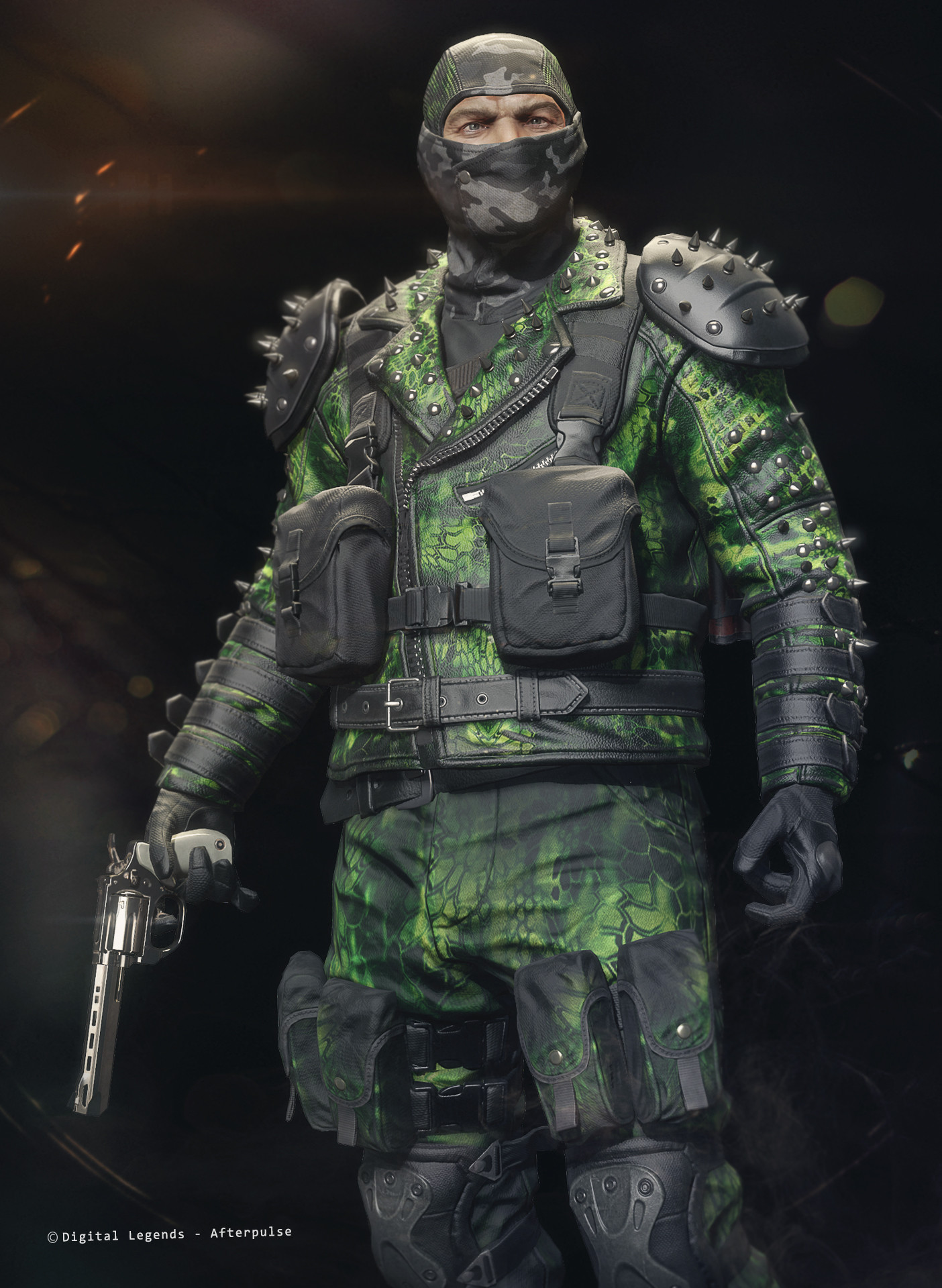 ArtStation - Afterpulse - game character - Saboteur