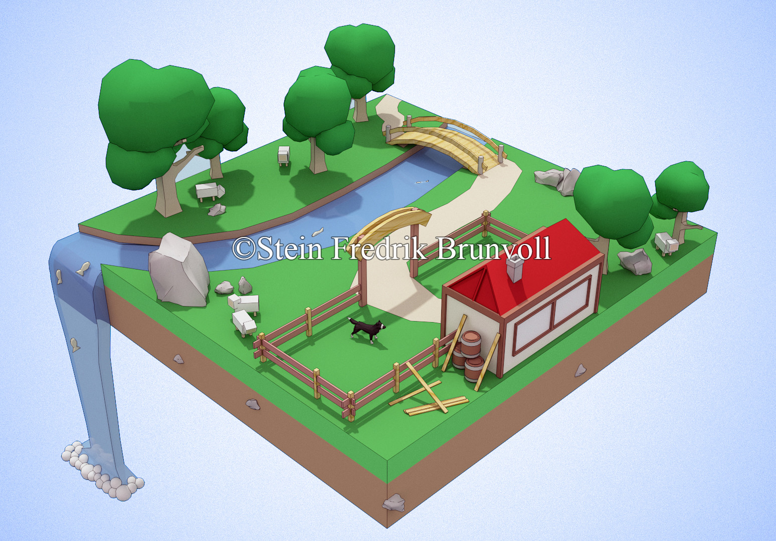 ArtStation - Isometric Farm