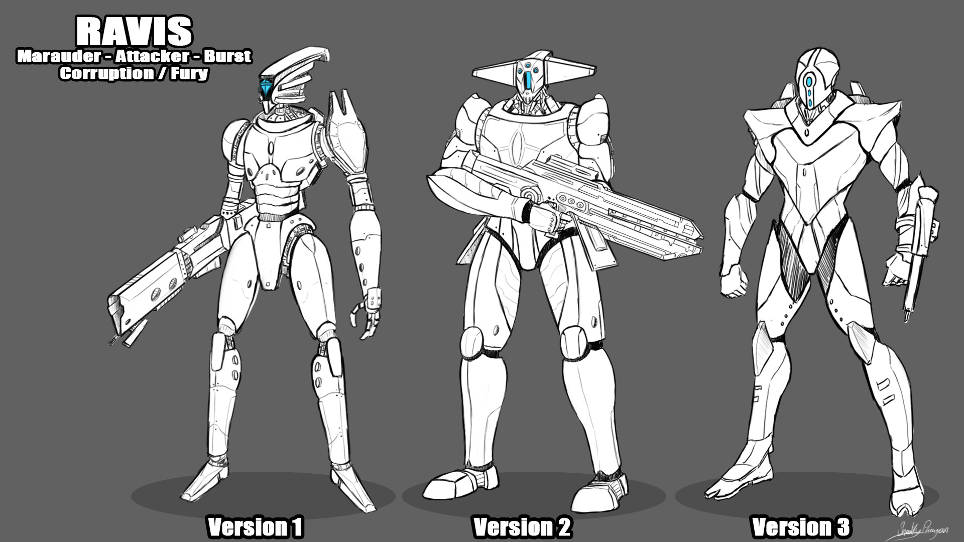 ArtStation - Paragon Hero Concept -Ravis_