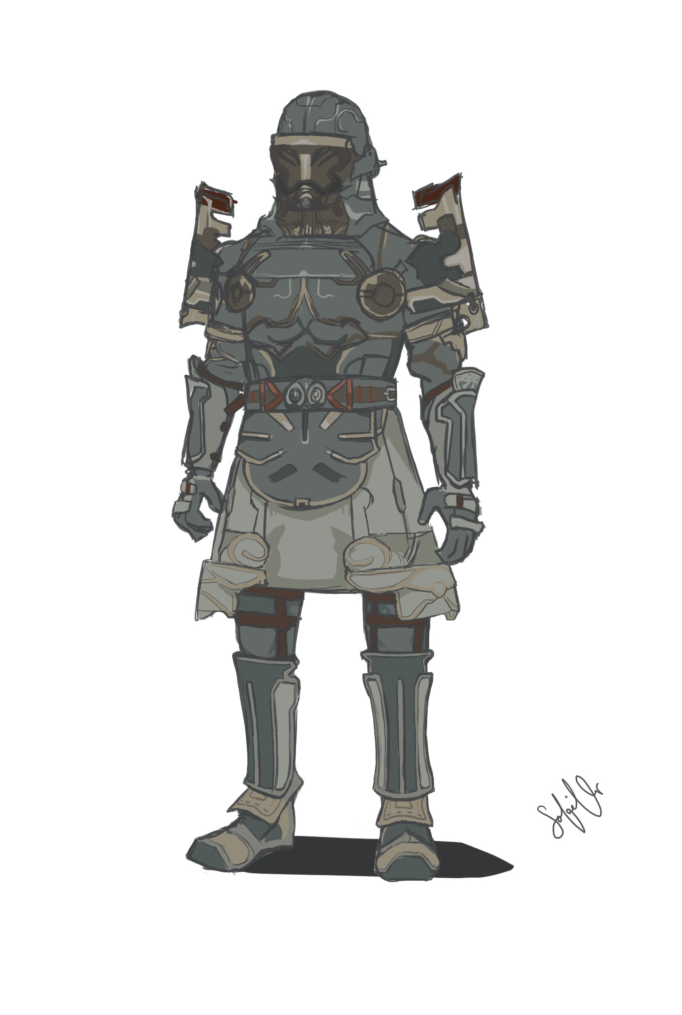Fantasy Soldier Armor