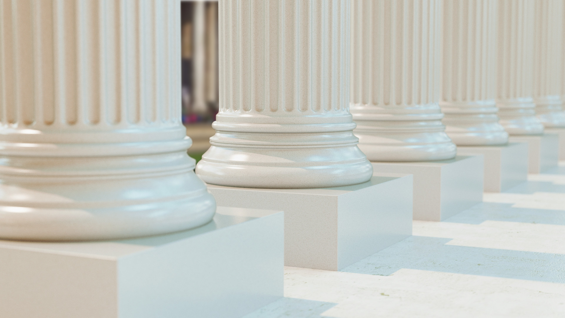 ArtStation - Pillar- Depth of Field Test