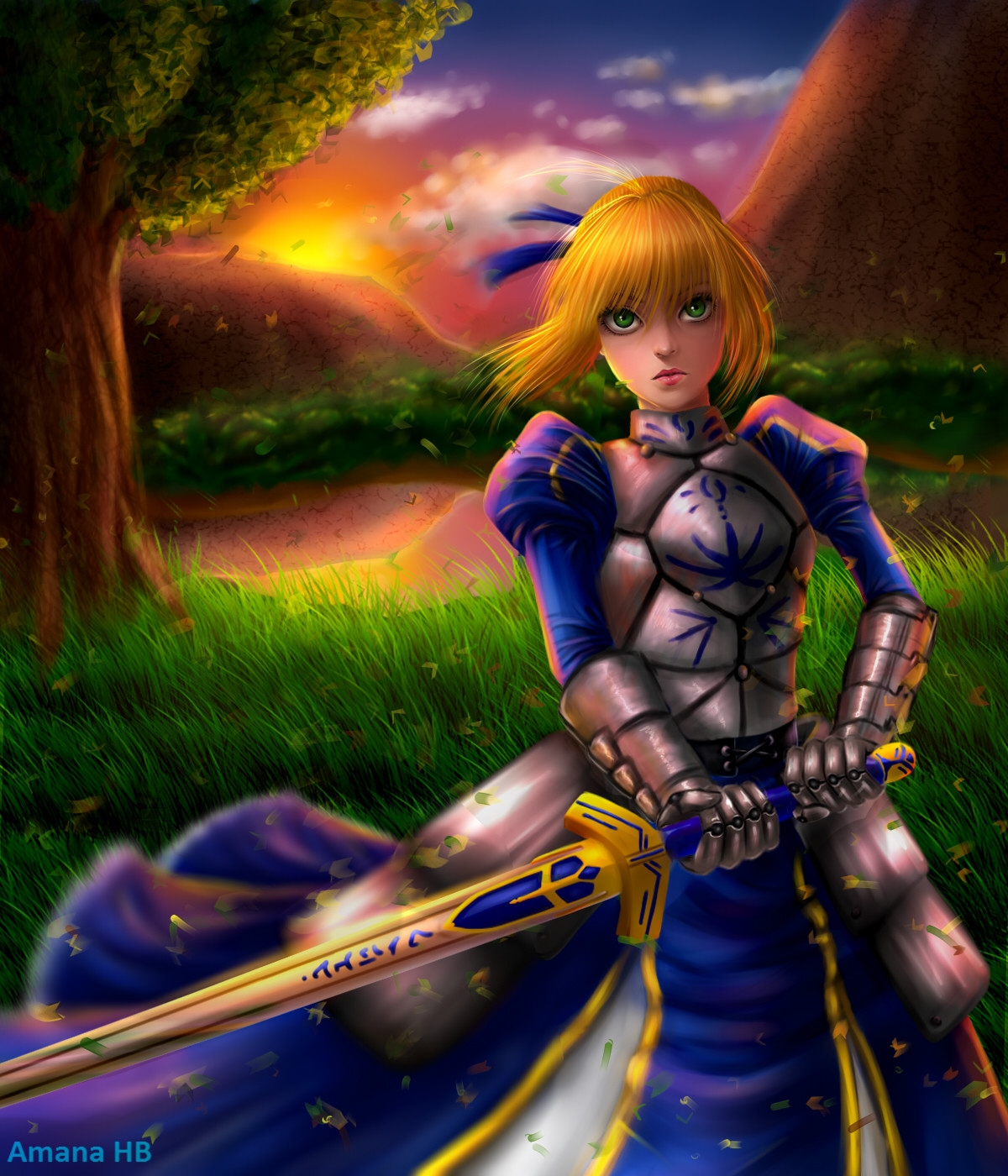 ArtStation - Saber - Fate Series