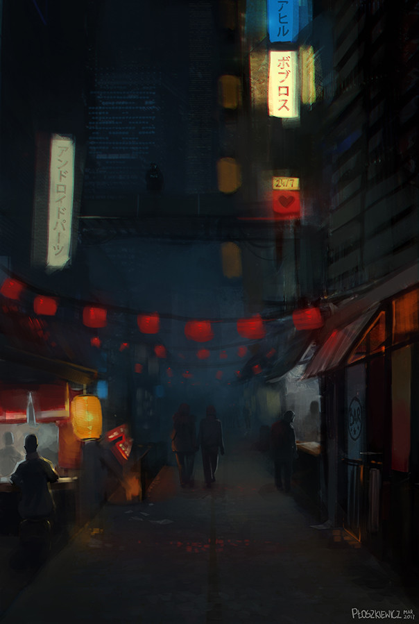 ArtStation - Night street