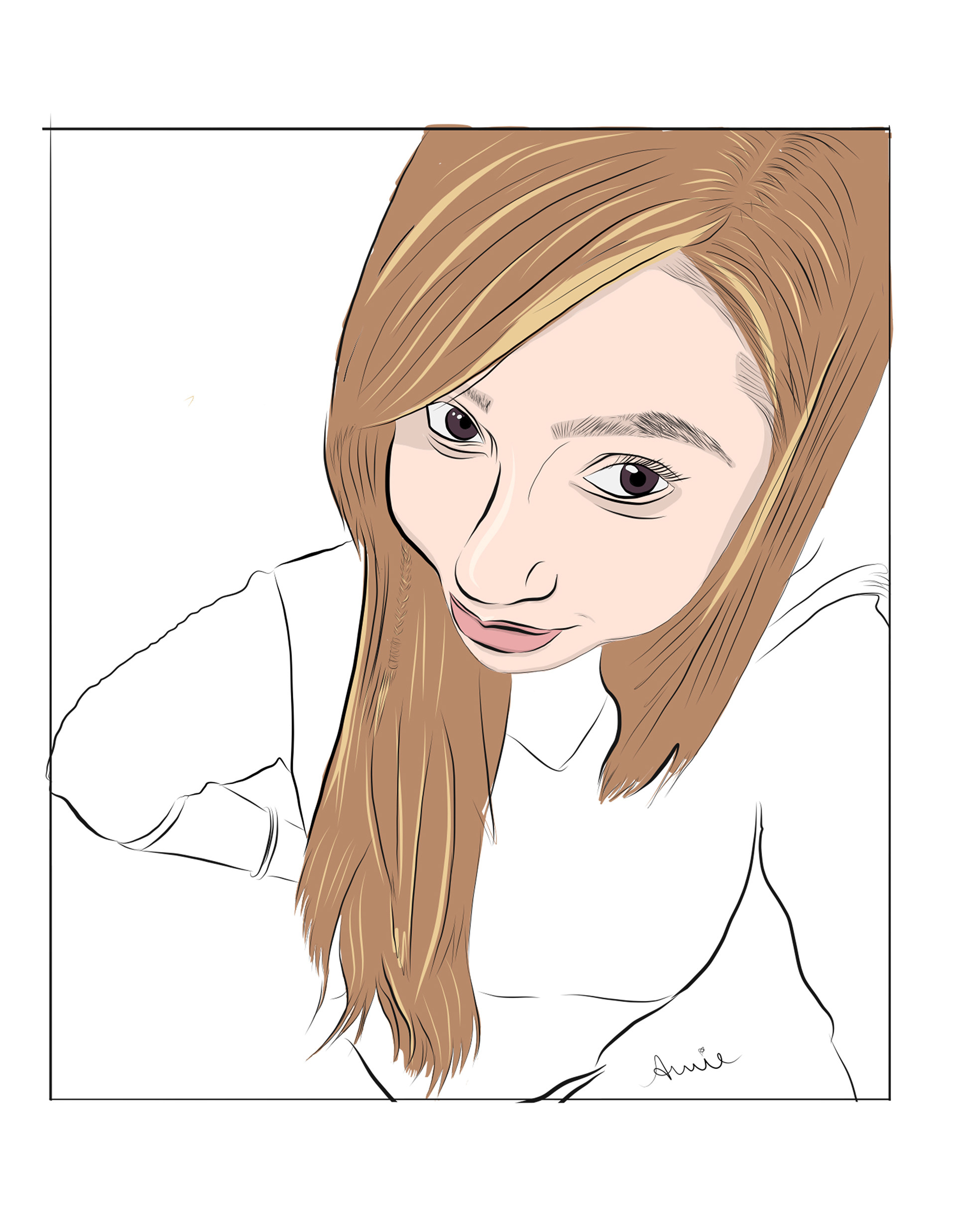 ArtStation - 2D portrait illustration