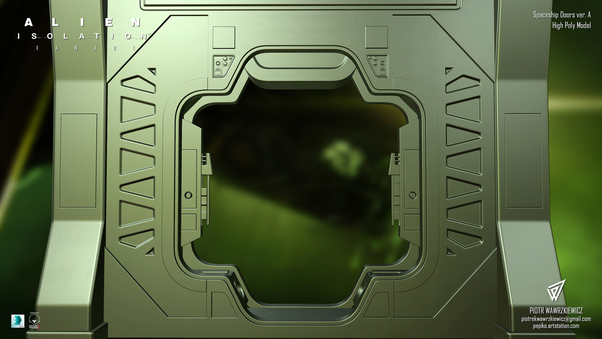 Piotr Wawrzkiewicz - Alien Isolation Props (Fanart)