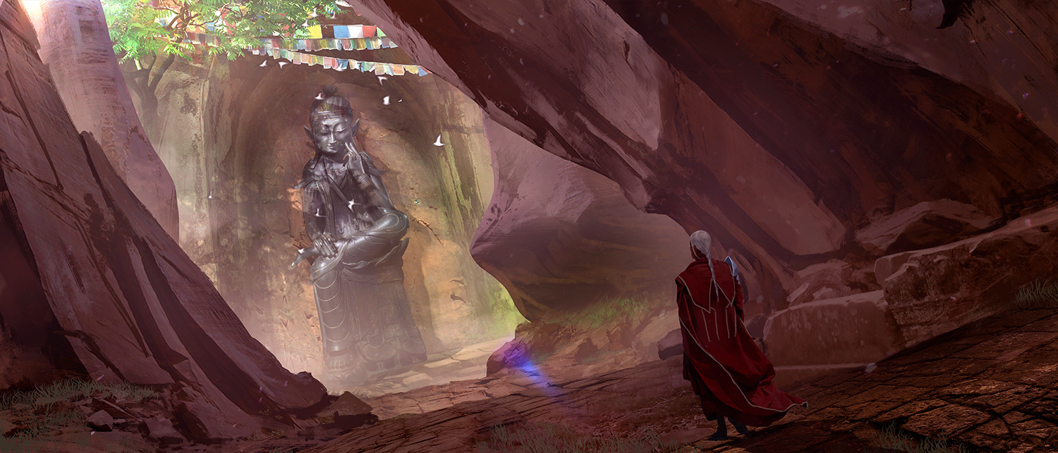 ArtStation - Inner temple's entrance