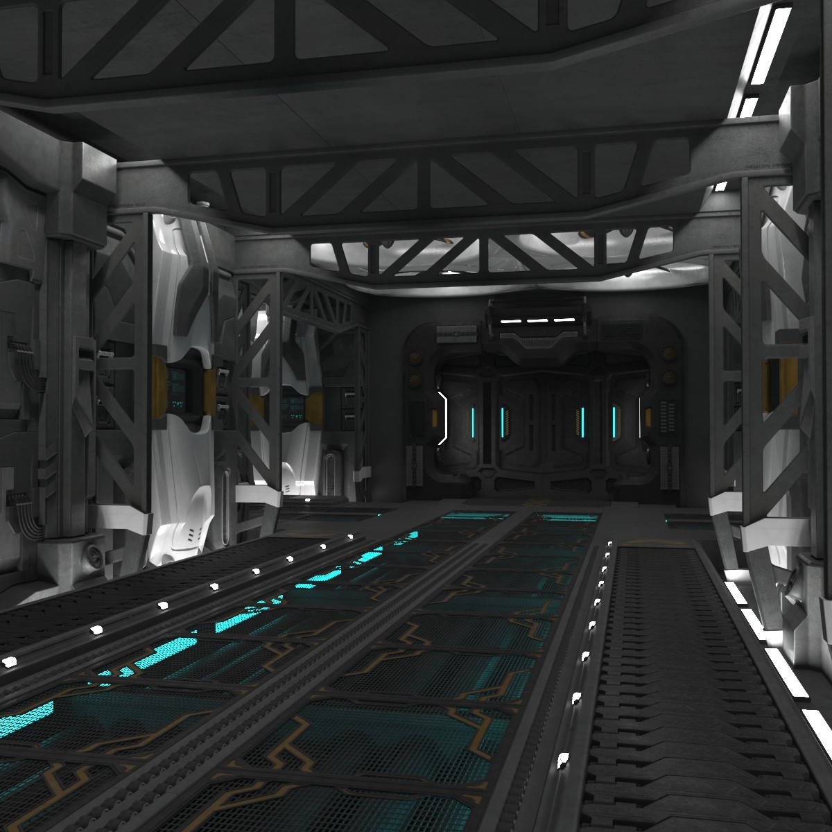 ArtStation - Sci-Fi Interior