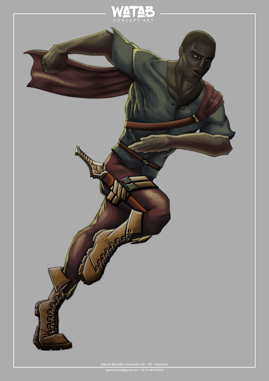 Gabriel Brandao - Guardians of Humanity - Character design