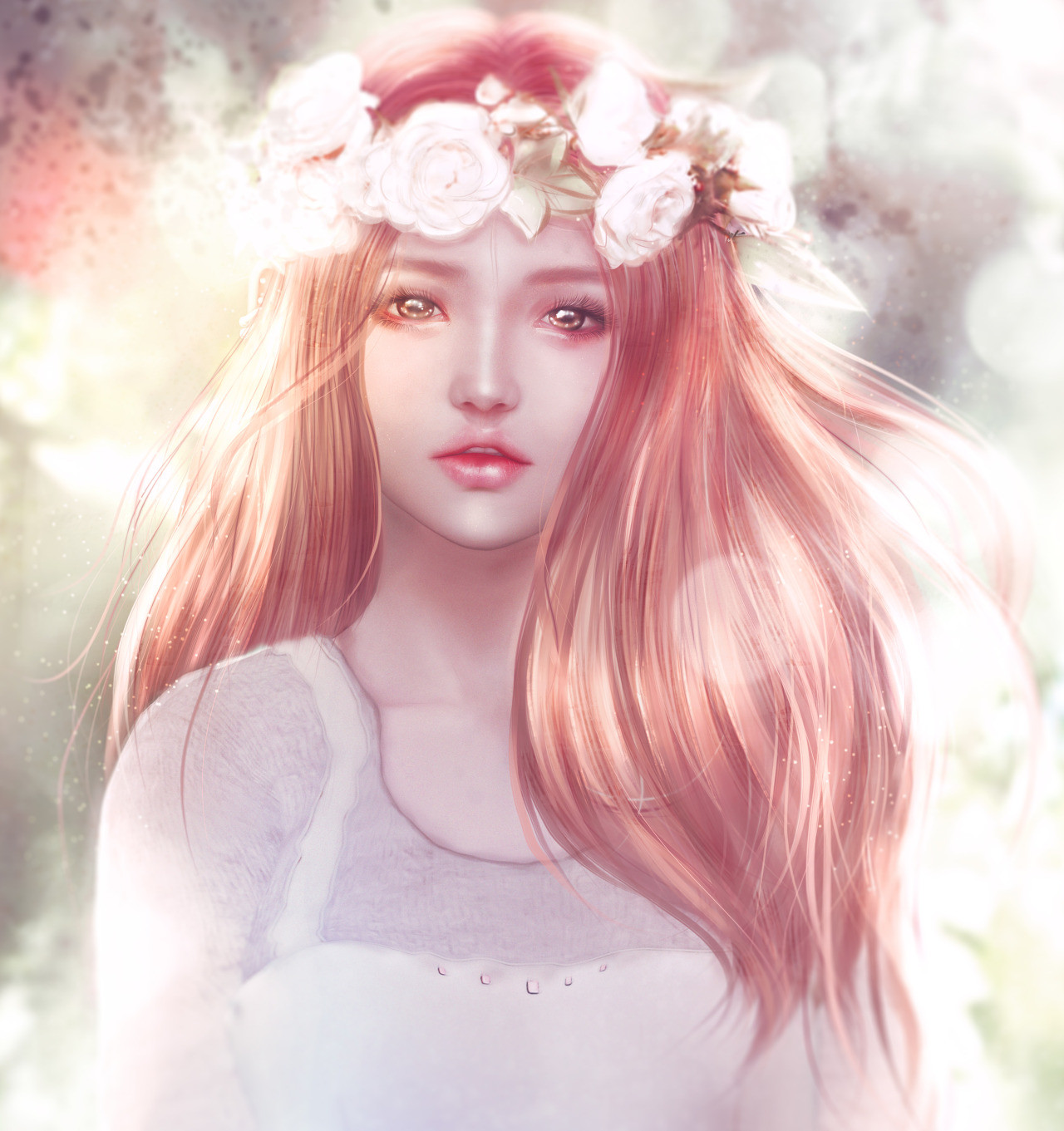 Snow Blood Rose - Angelica