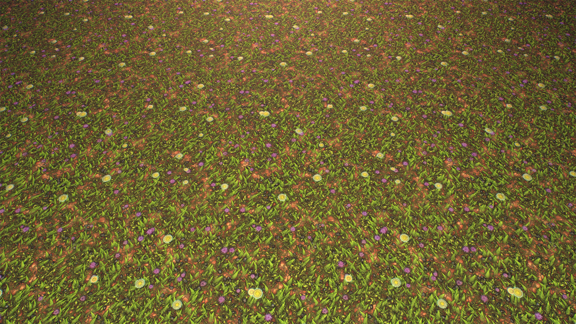 ArtStation - Substance Designer stylized ground-grass material , Edward ...