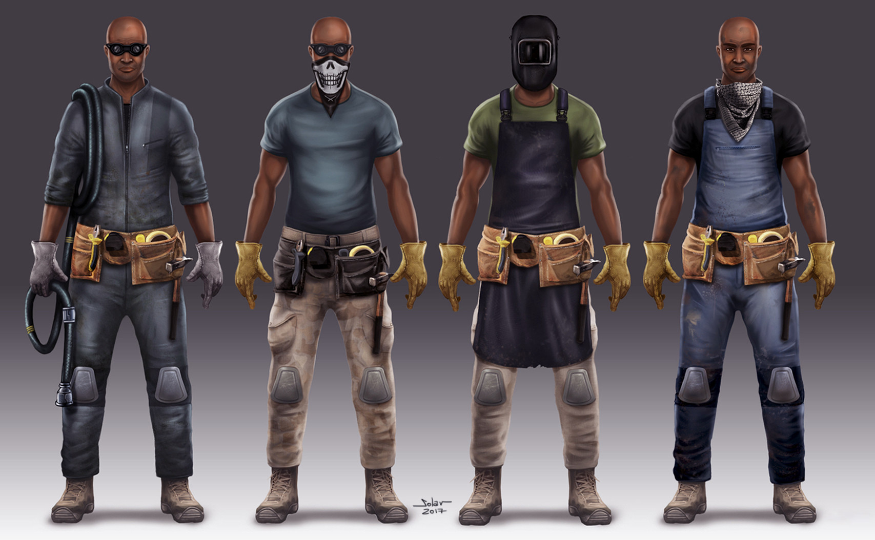 ArtStation - Mechanic Concept For the short film "El último desierto"