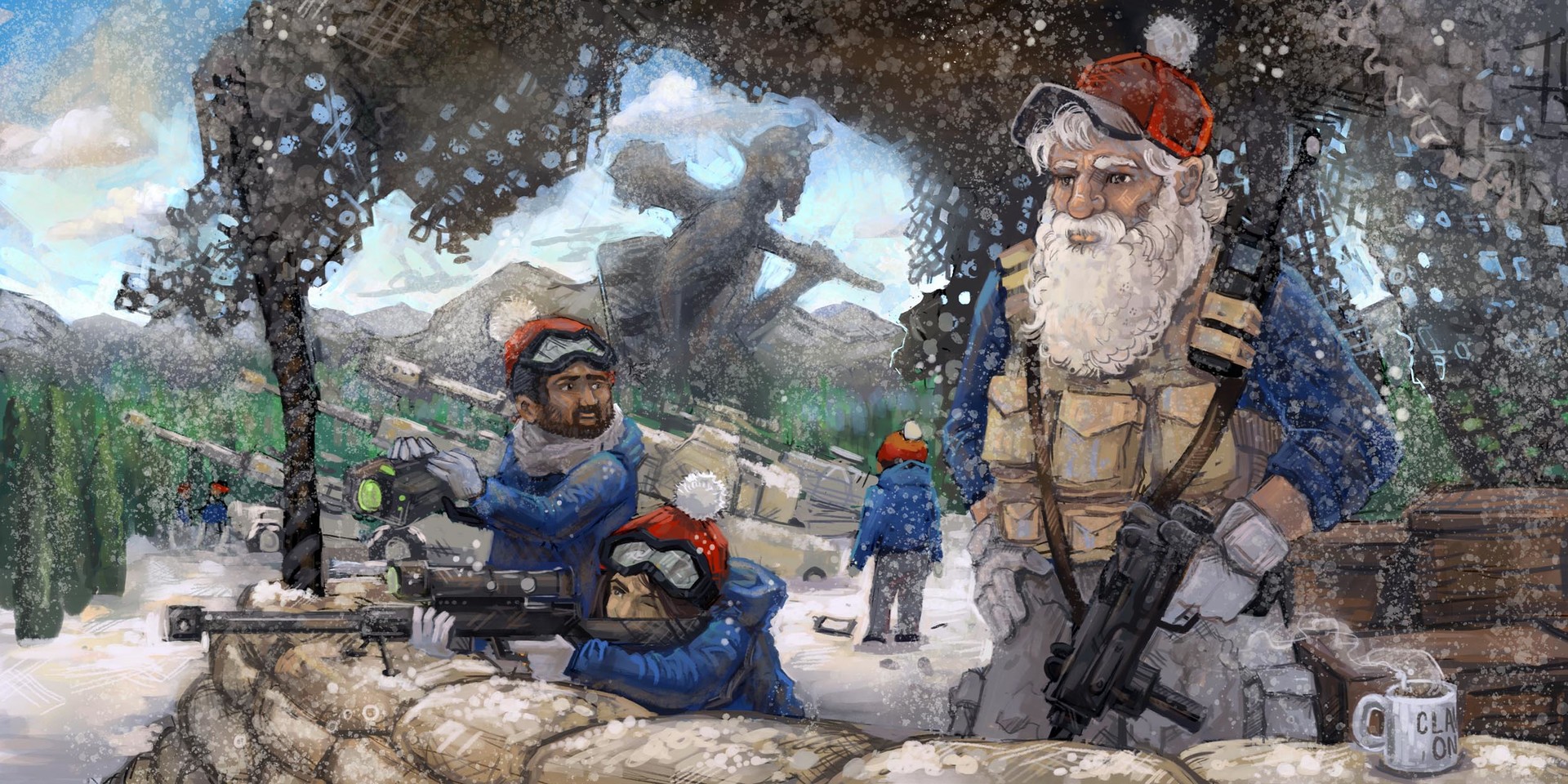 ArtStation - Tactical Santa