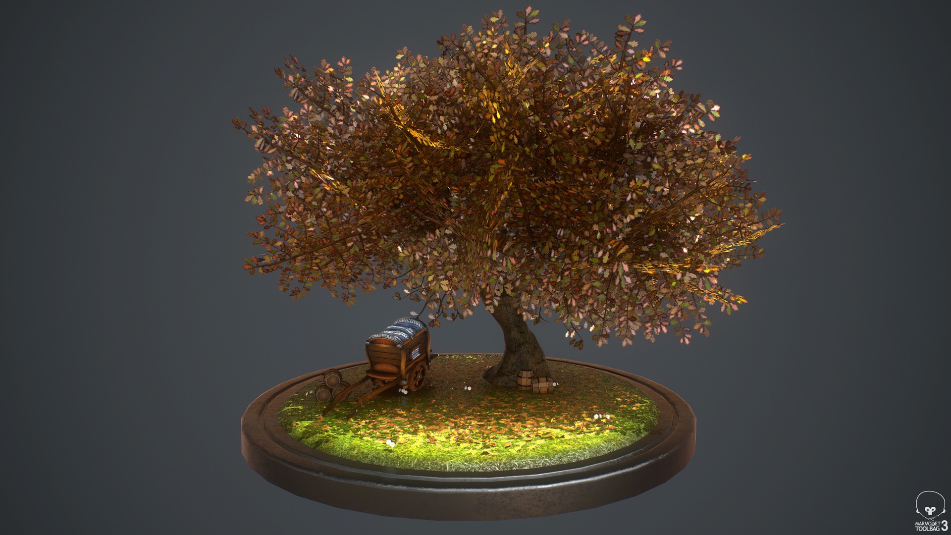 Mark Langdon - Autumn Wagon - Diorama