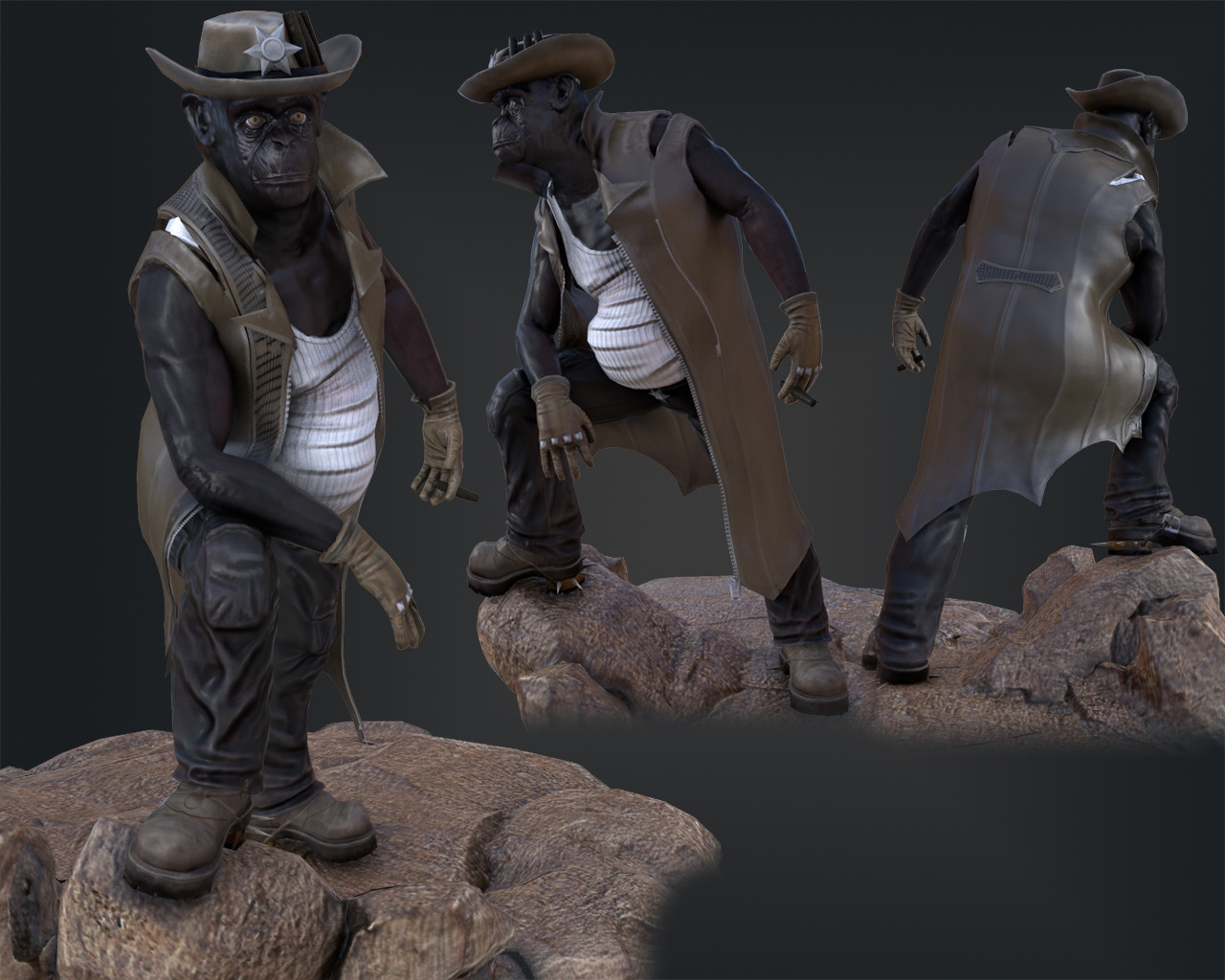 ArtStation - Monkey Sheriff