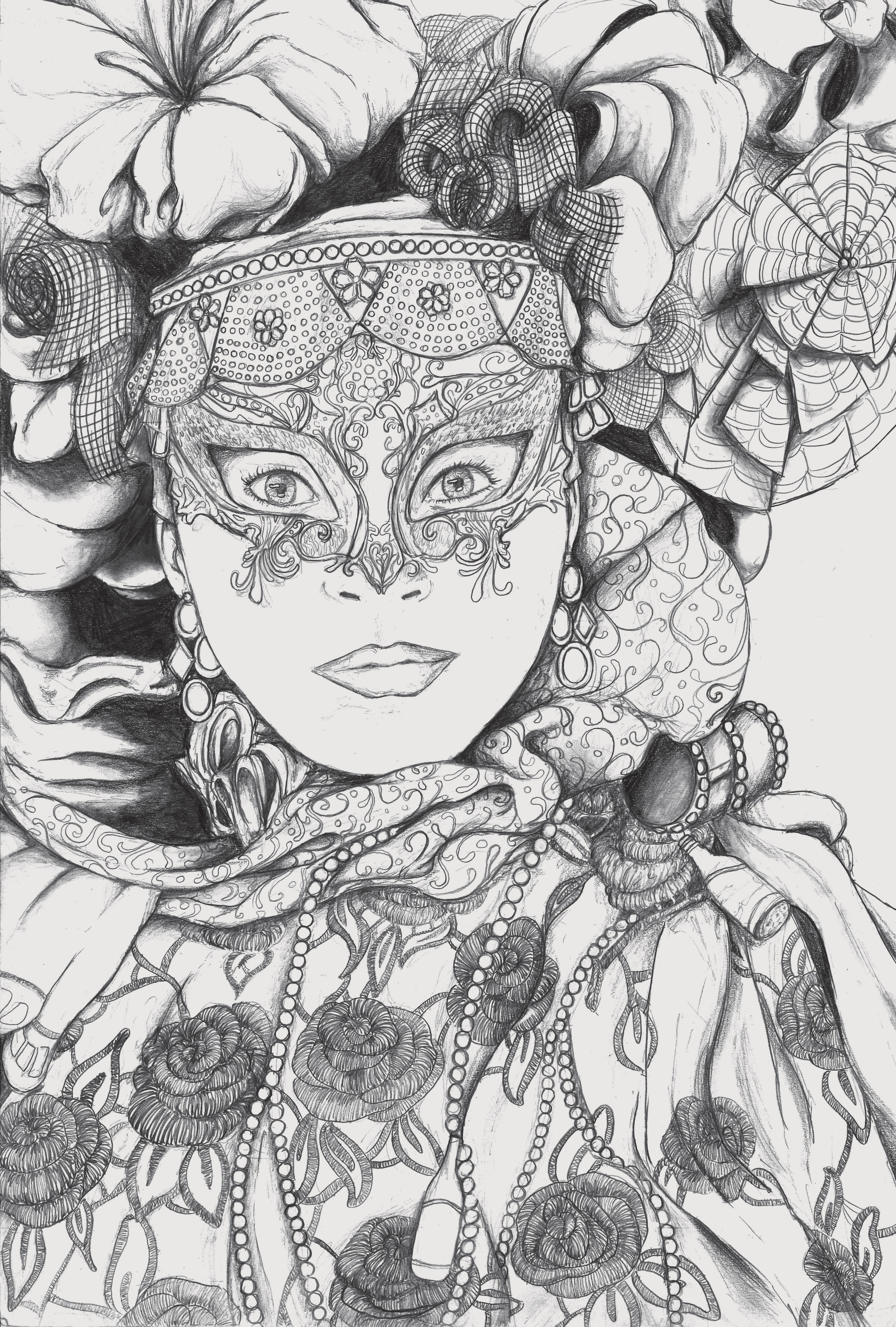 ArtStation - Masked Woman