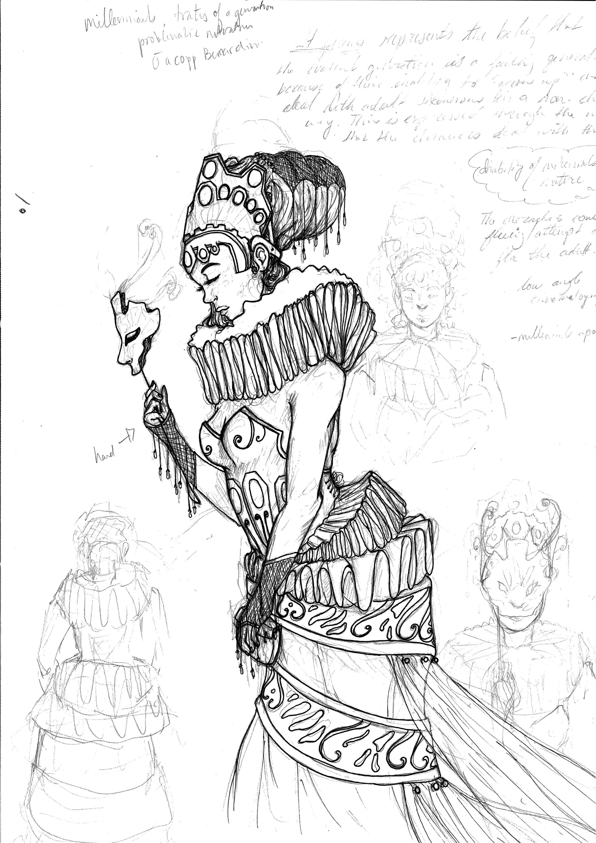 ArtStation - Masked Woman 2