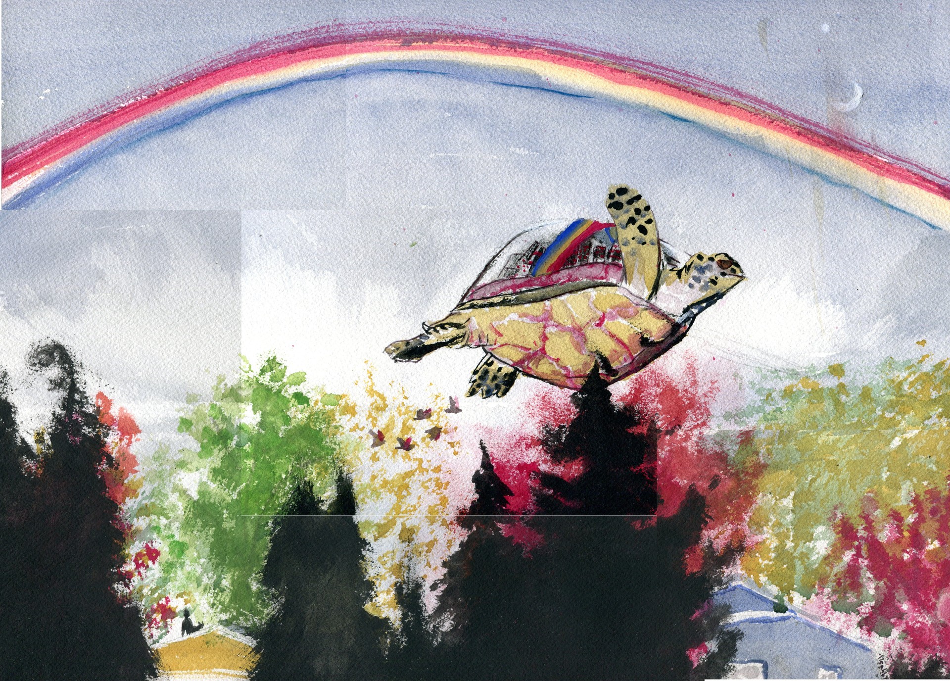 ArtStation - Flying Turtle City Scanned