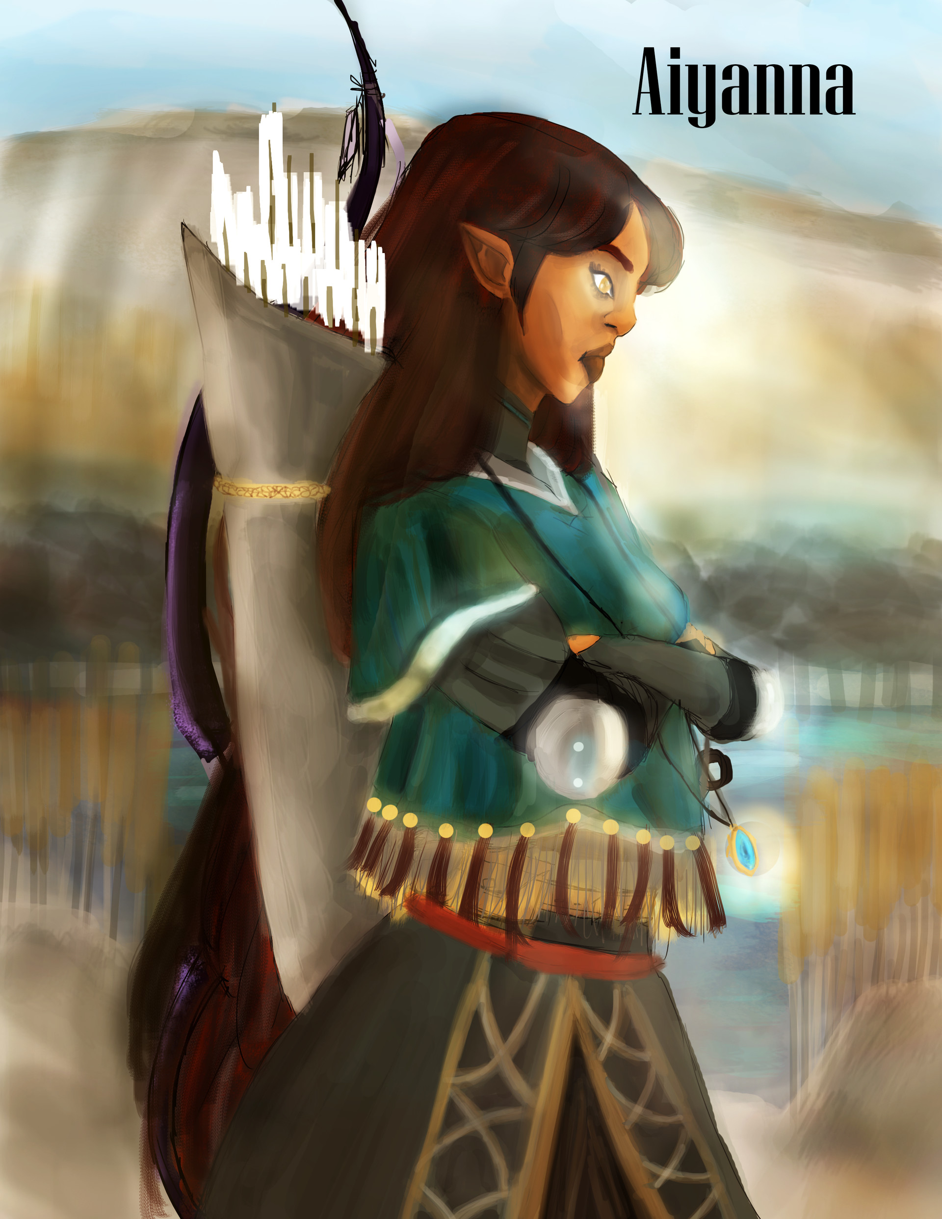 ArtStation - Original Character: Aiyanna Master Marksman