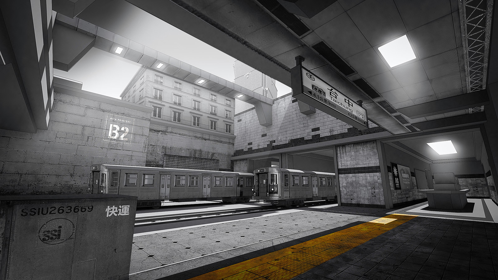 ArtStation - Concept for train station