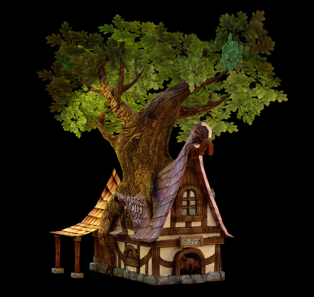 ArtStation - fantasy house