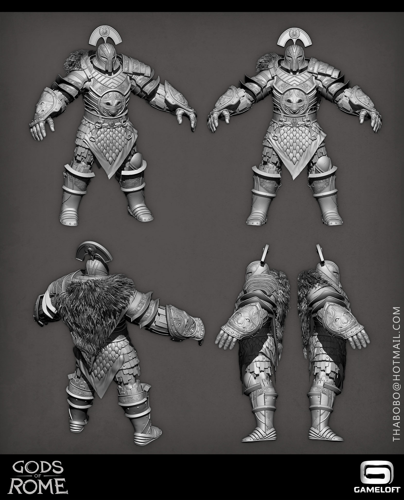 Thanos Bompotas (Freelancer) - Talos - Ingame model for Gameloft's ...