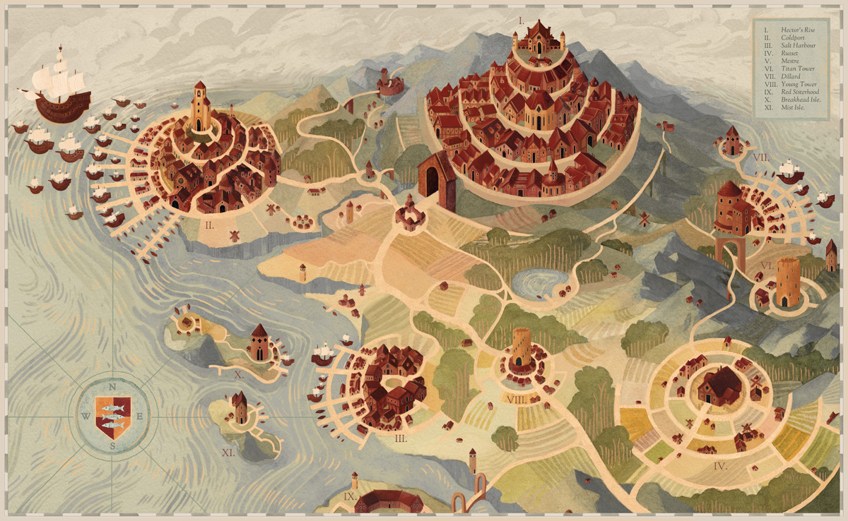 ArtStation - Salt Harbour Map