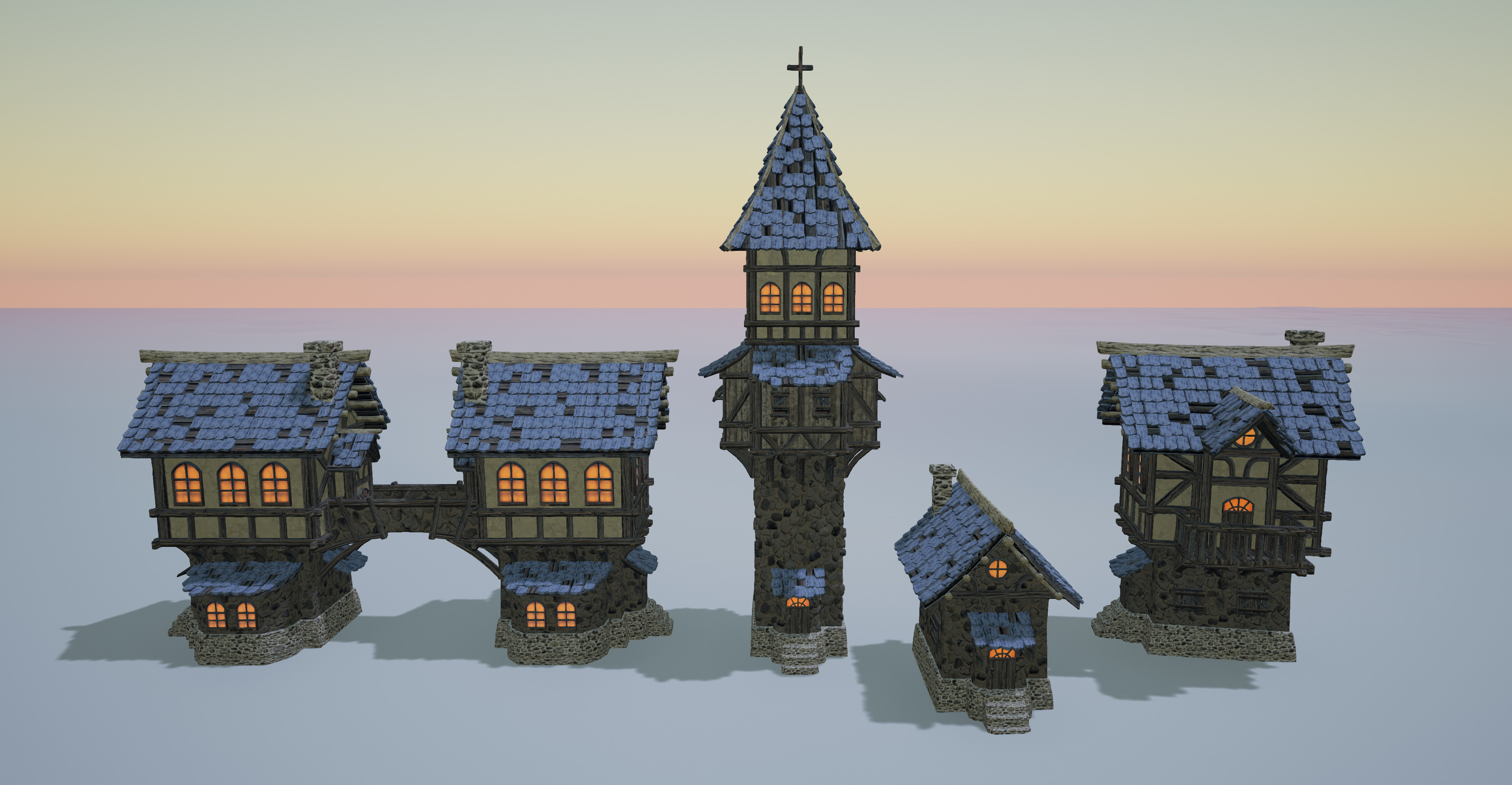 Minecraft Medieval Buildings Schematics