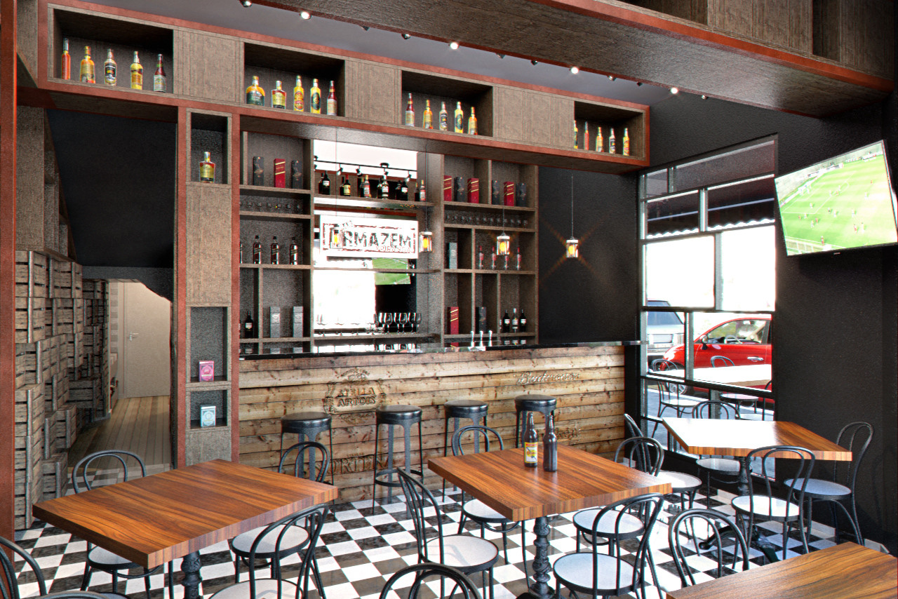 ArtStation - Arch - Bar (Boteco)