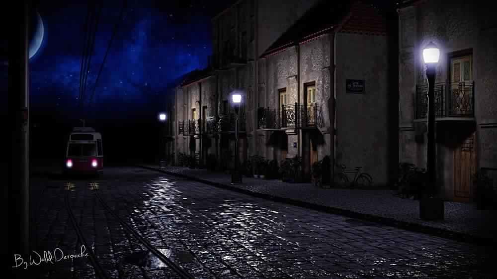 ArtStation - dark Street