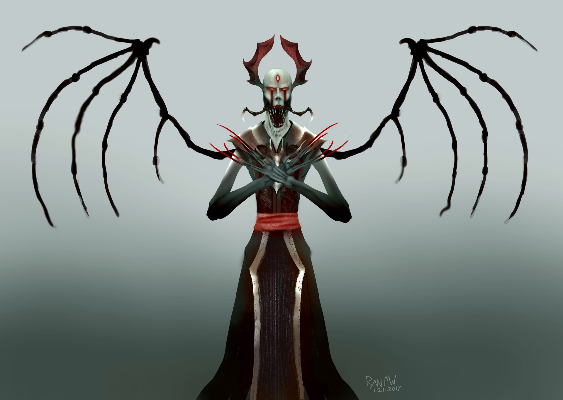 ArtStation - The Vampire Goddess