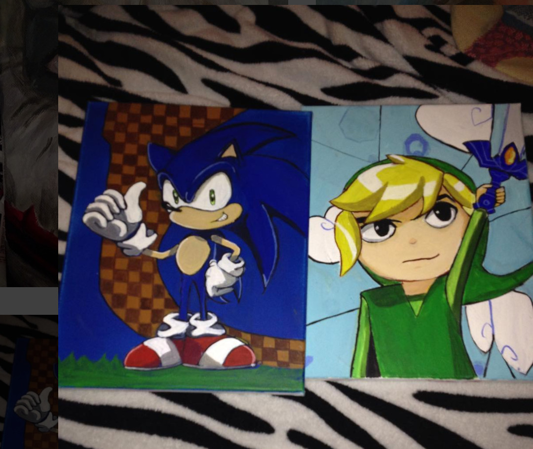 Link And Sonic