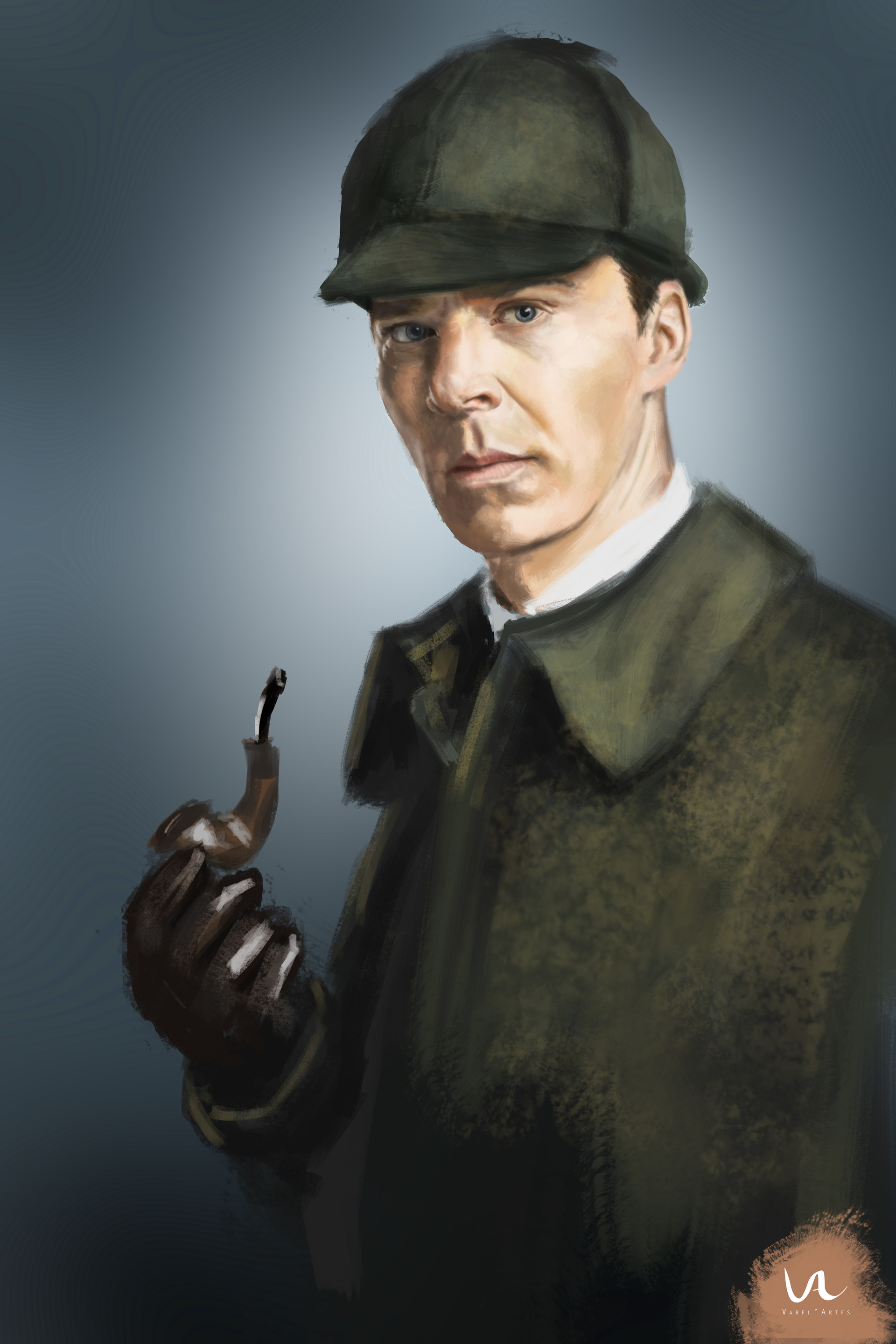 Sherlock Holmes Portrait SHERLOCK HOLMES: A STUDY IN SCARLET, By