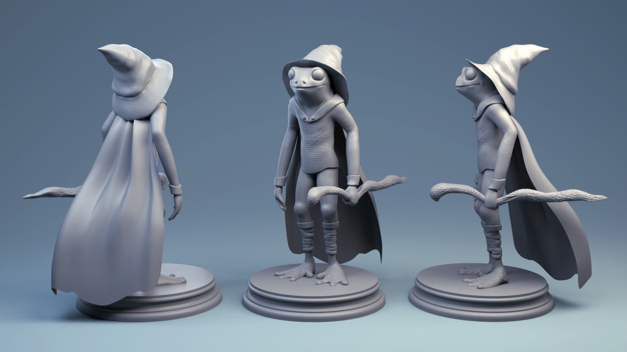 ArtStation - Frog Wizard