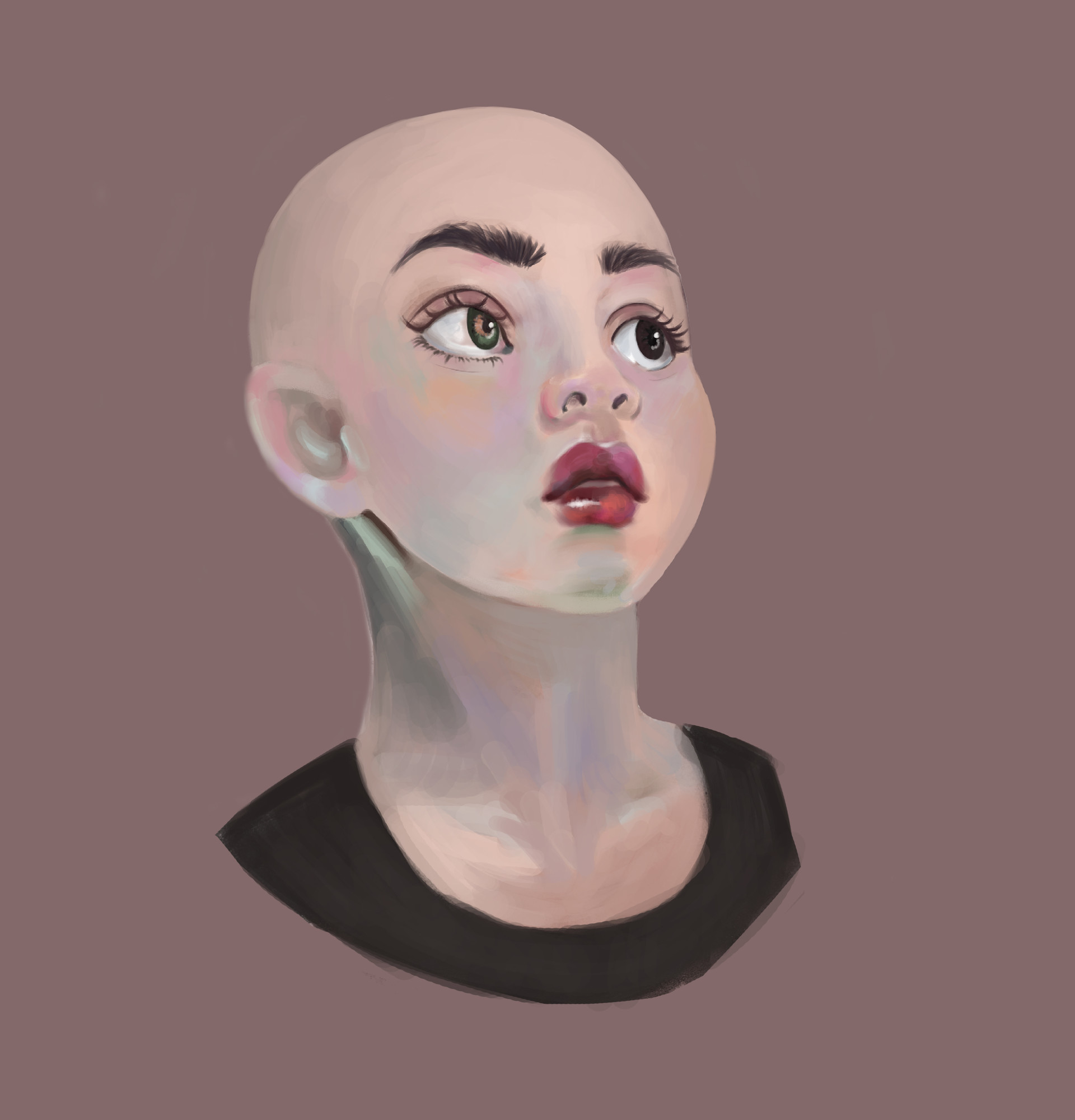 ArtStation - First Exercises work, Process