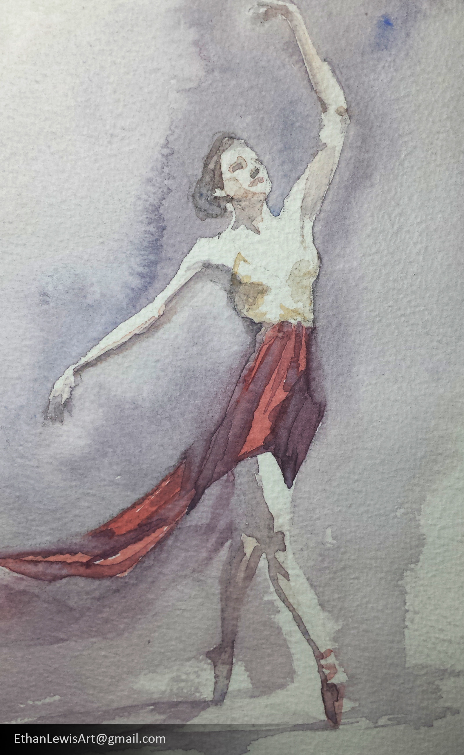 EthanLewisArt - Watercolor paintings