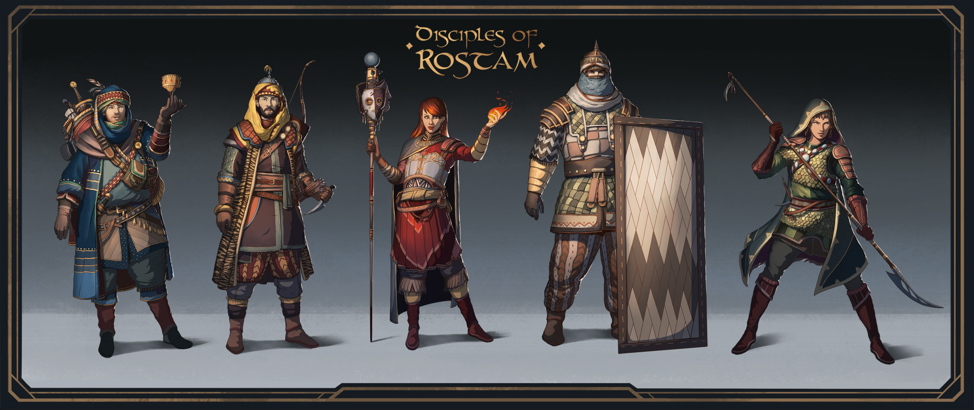 ArtStation - Disciples of Rostam - Artstation Character Challenge Entry
