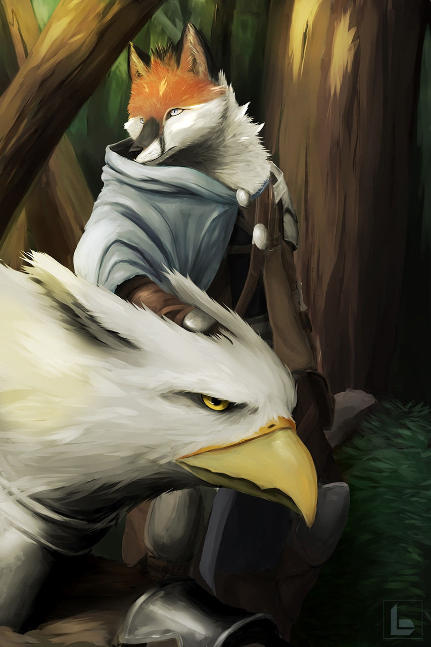 ArtStation - Foxfolk Hunter, The Strength