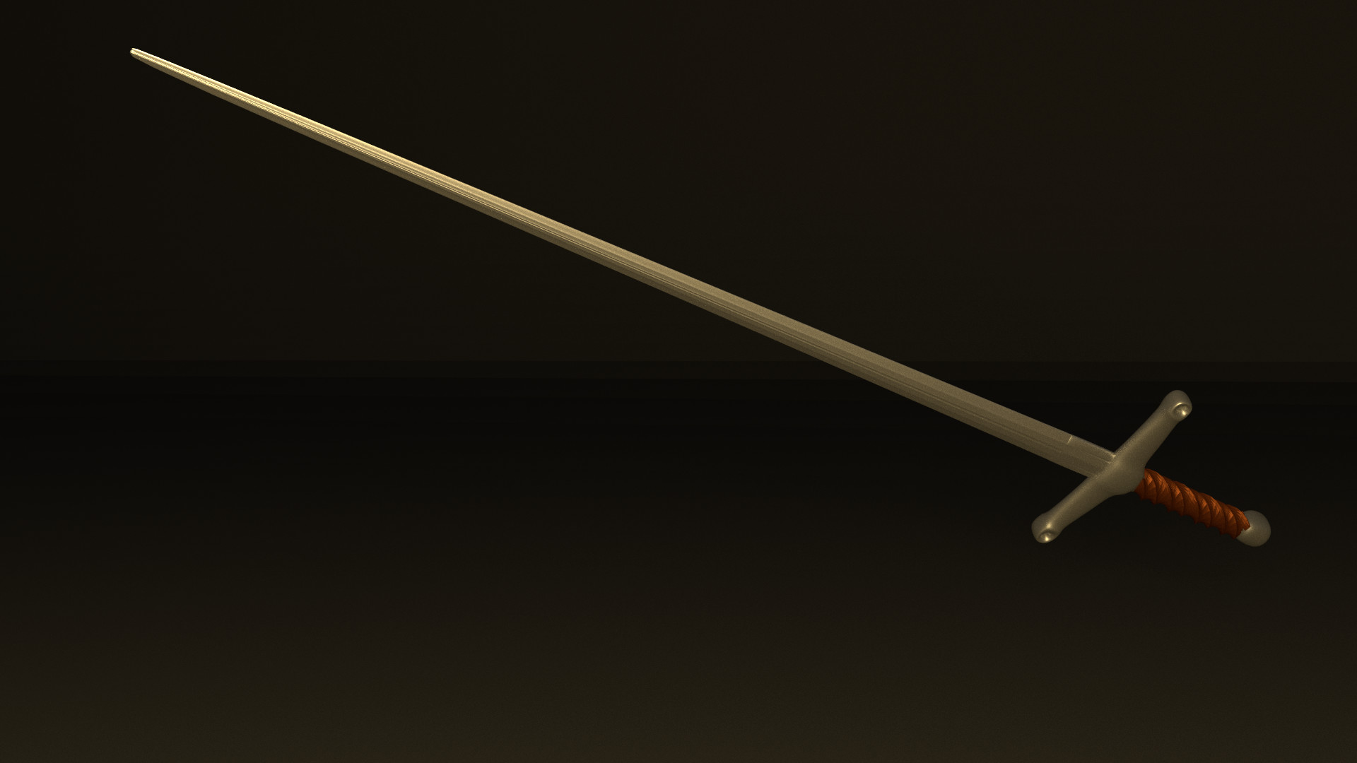 ArtStation - Rough low poly sword