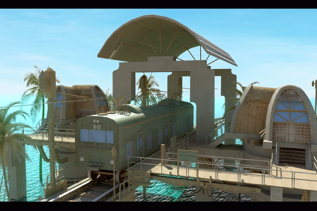 ArtStation - station modeling