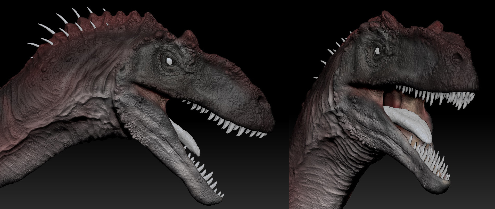 ArtStation - Allosaurus [WIP]