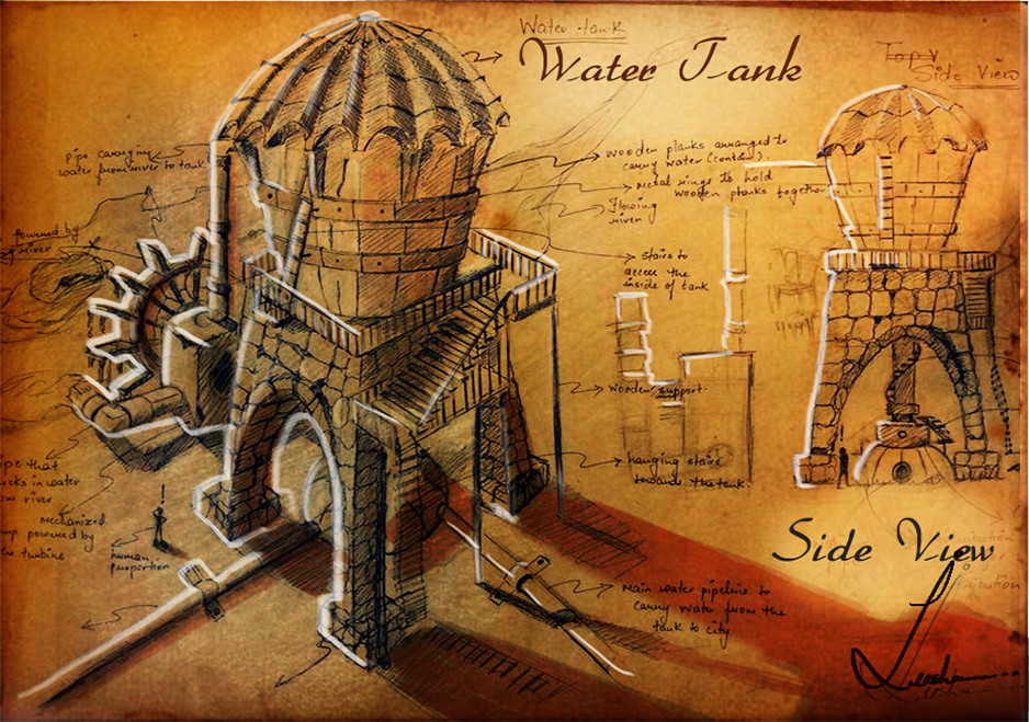 ArtStation - A visualization of wooden tank of ancient europe_game design