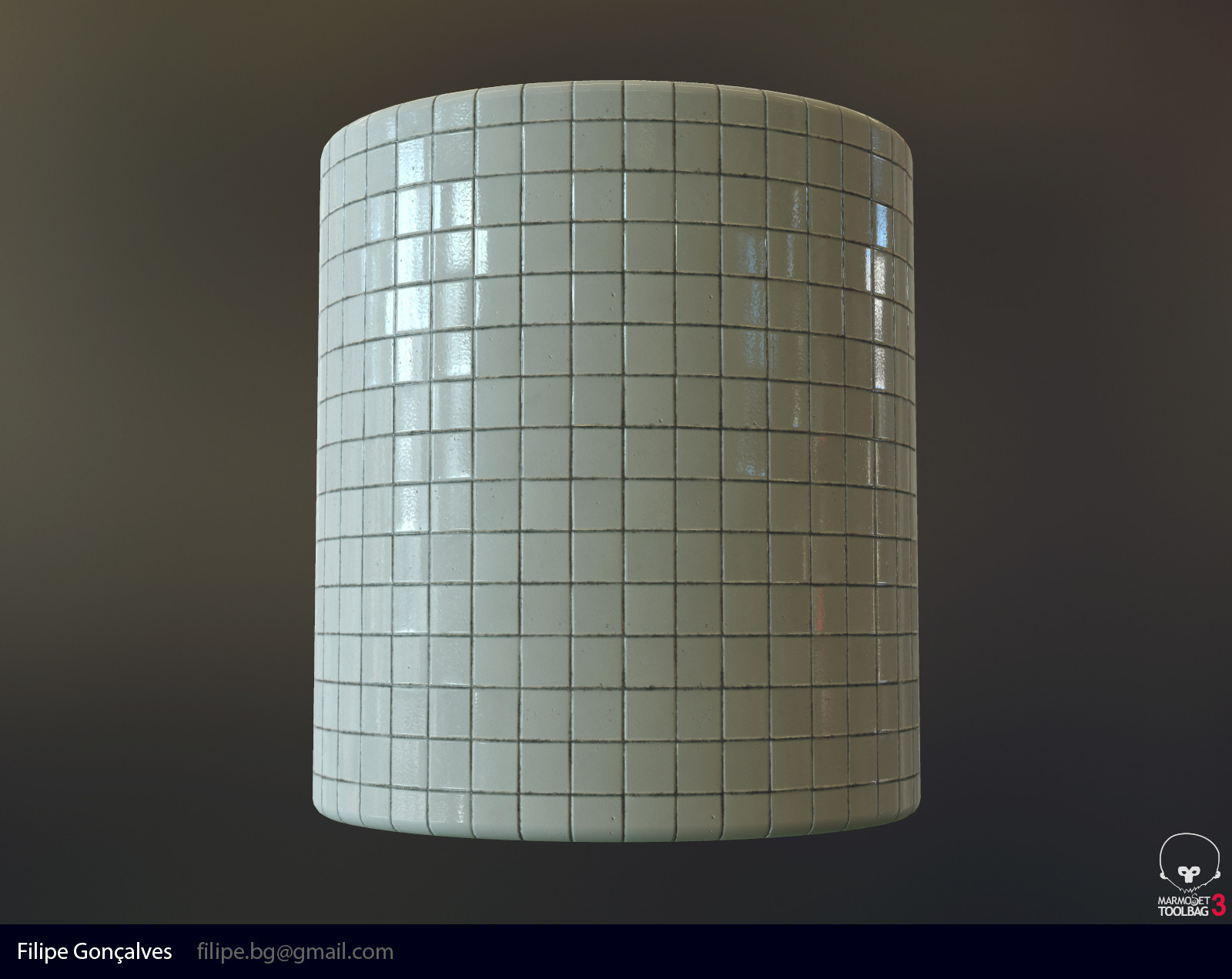 ArtStation - PBR . White Tiles