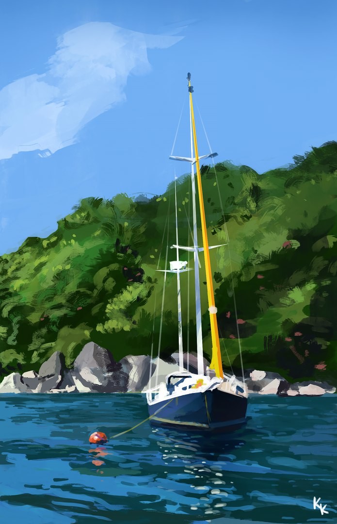 ArtStation - Study boat