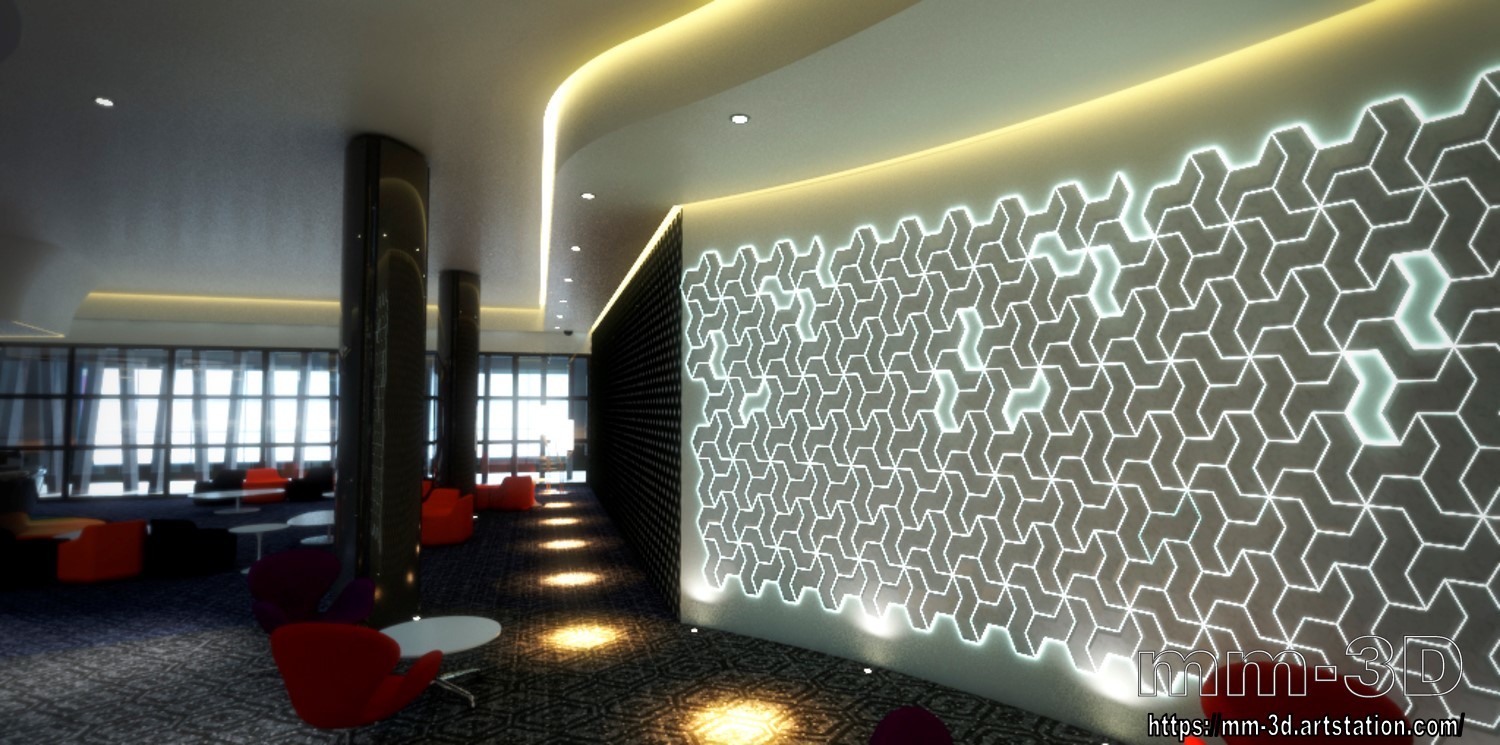 Miguel Martín - Modern Hotel Lobby