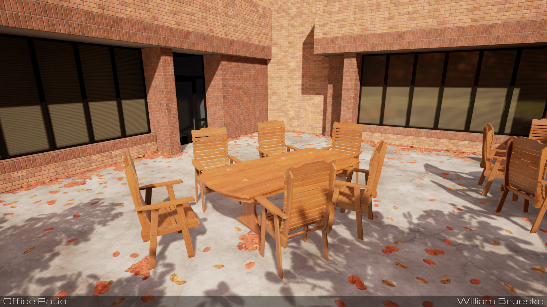 ArtStation - Office Patio