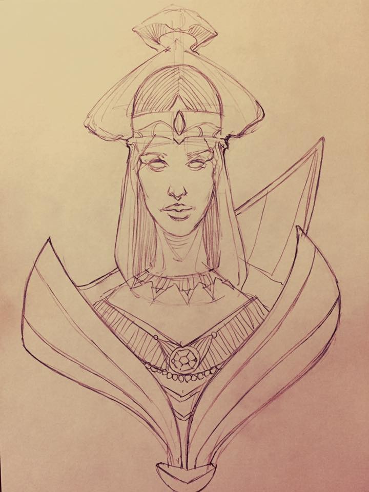 ArtStation - Queen from space opera